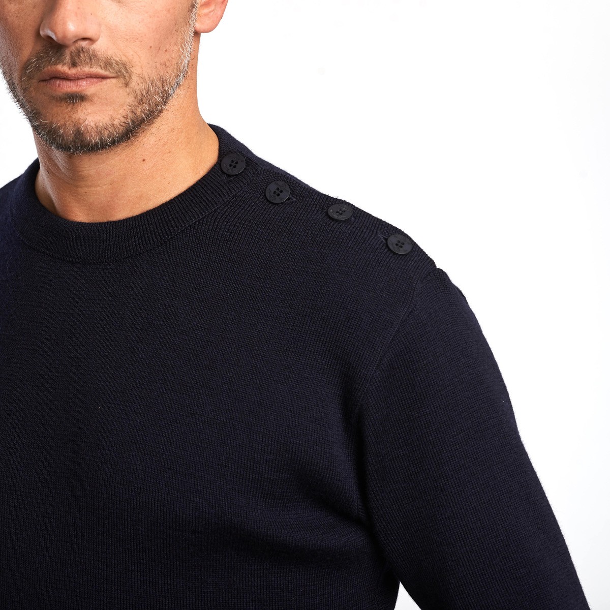 Pull marin pure laine pour homme traditionnel double côte DINARD - All ...