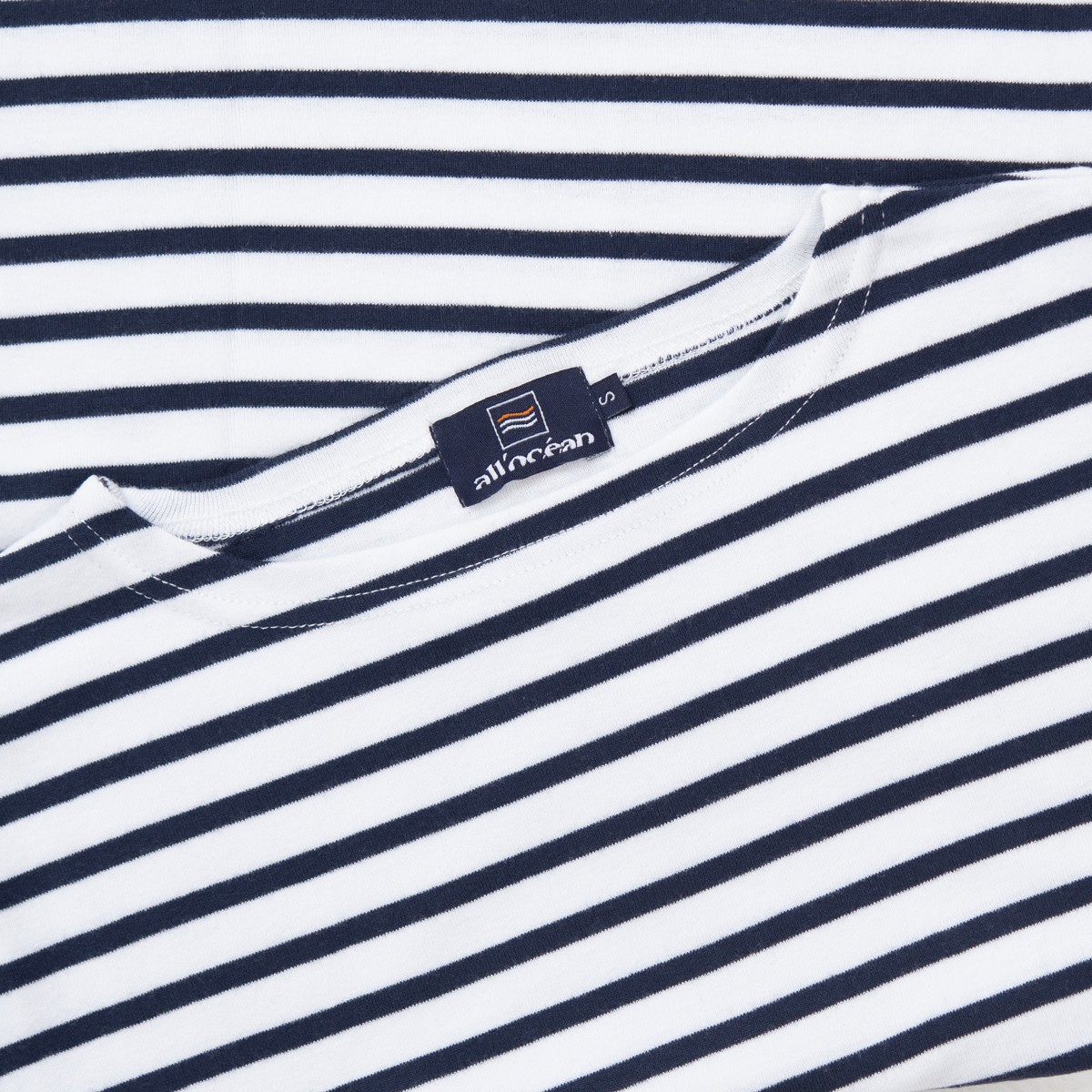 Crouesty women's classic sailor top with 3/4 sleeves in organic cotton ...