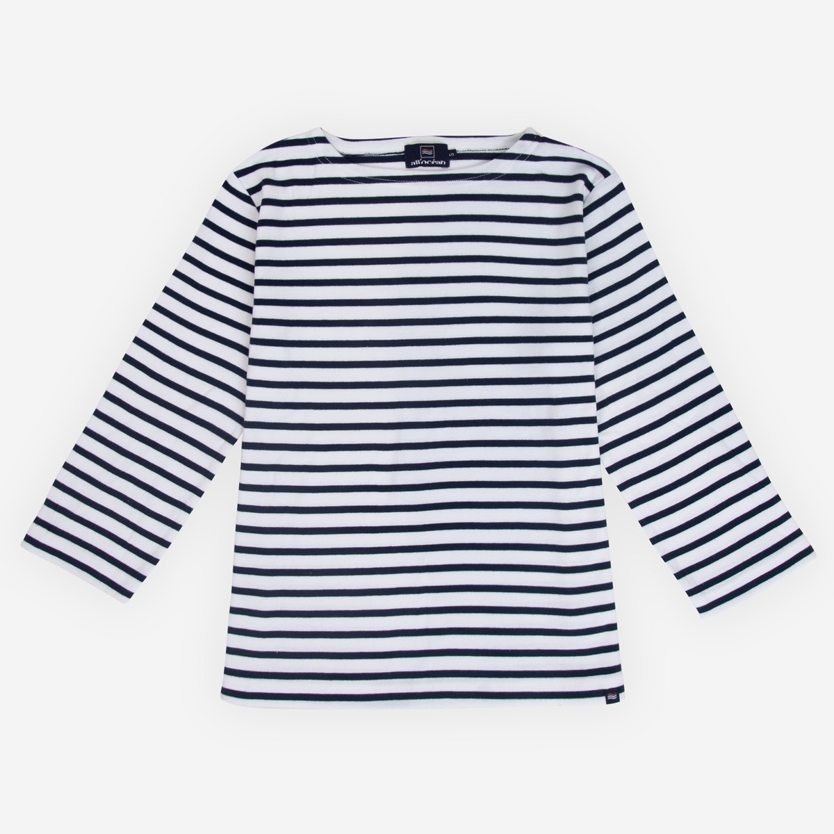 Crouesty women's sailor top with 3/4 sleeves in organic cotton All ...